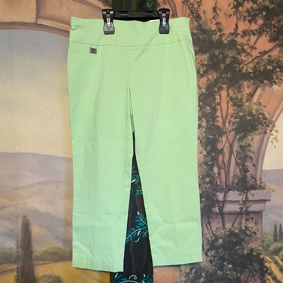 Alfani | Pants & Jumpsuits | Alfani Pull On Capri Pants In Pistachio ...